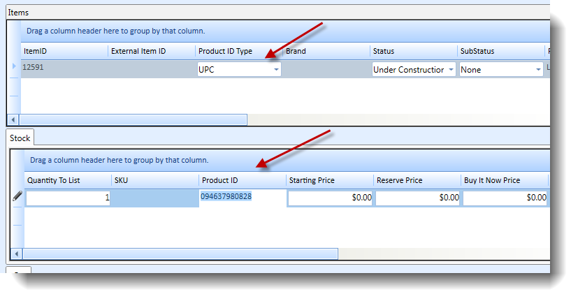 Complying with eBay's Product Identifiers in SixBit - Knowledgebase - SixBit Software